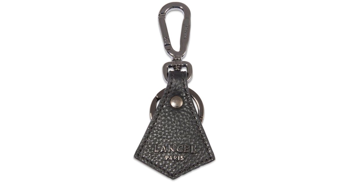 Lancel Come Pyramid Keyring in Black for Men | Lyst UK