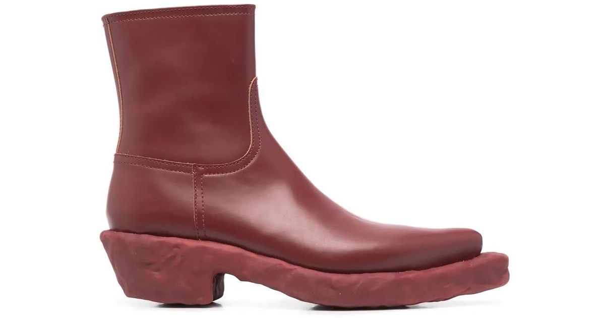 CAMPERLAB Venga Leather Boots in Red for Men | Lyst UK