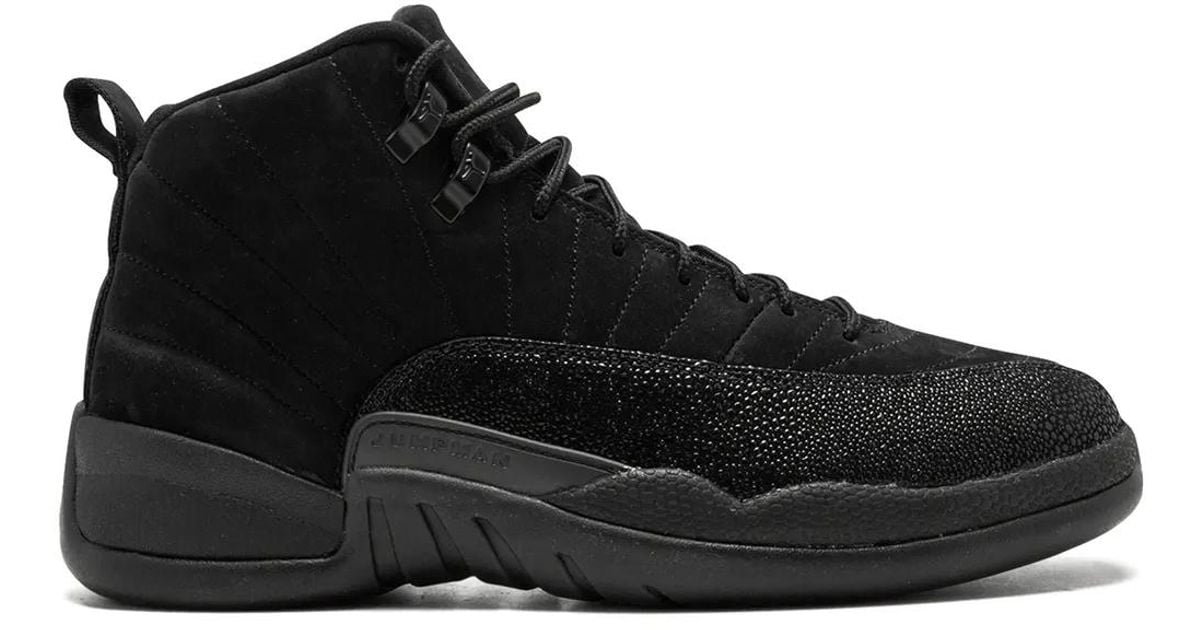 Nike Air 12 Retro Ovo Sneakers in Black | Lyst