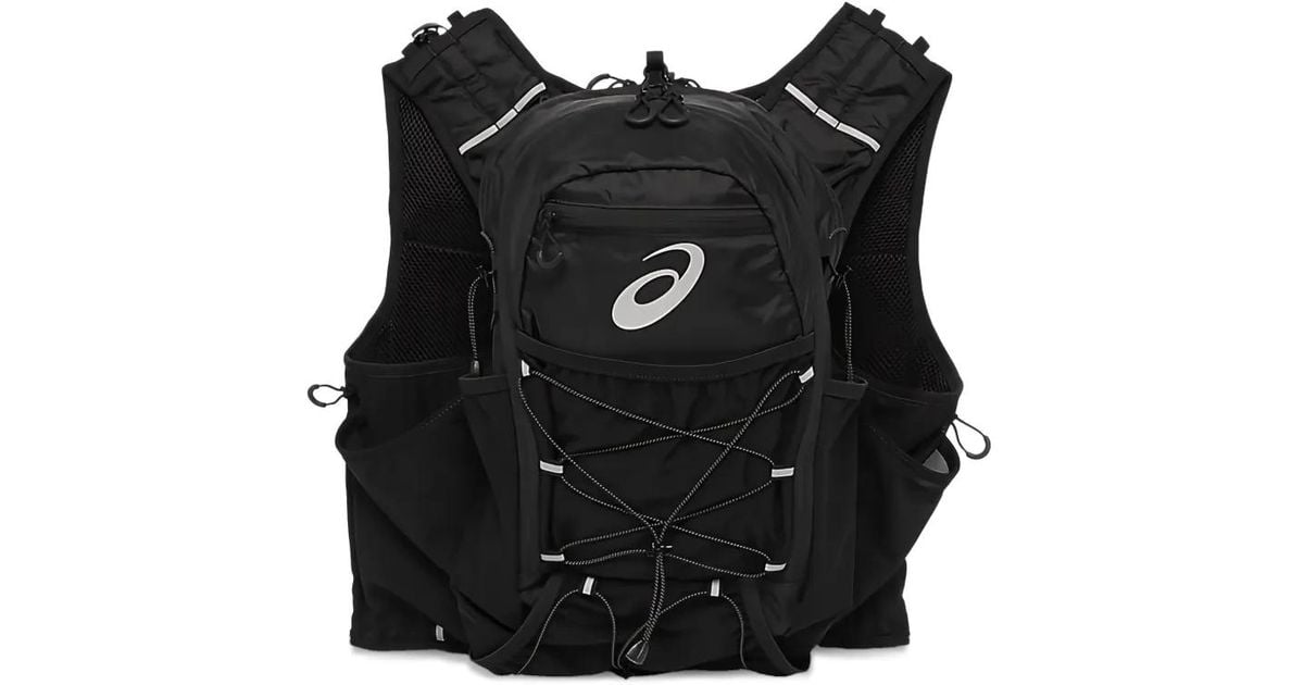 Asics Fujitrail 15L Backpack in Black | Lyst