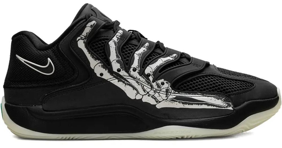 Nike Kd18 Slim Reaper Skeleton-Print Sneakers in Black for Men | Lyst