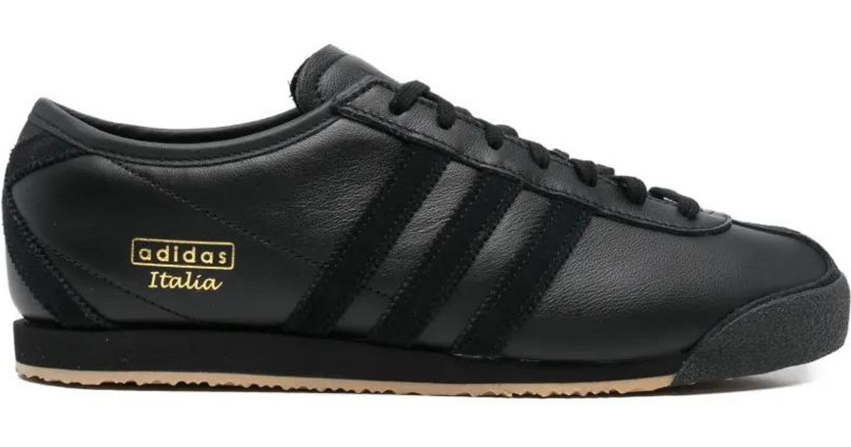adidas Italia 70S 3-Stripes Sneakers in Black | Lyst