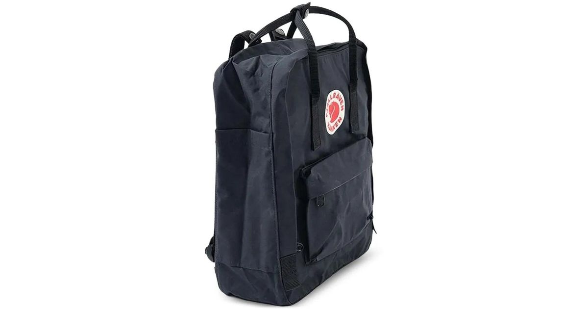 Fjallraven Kånken Logo Backpack in Blue | Lyst UK