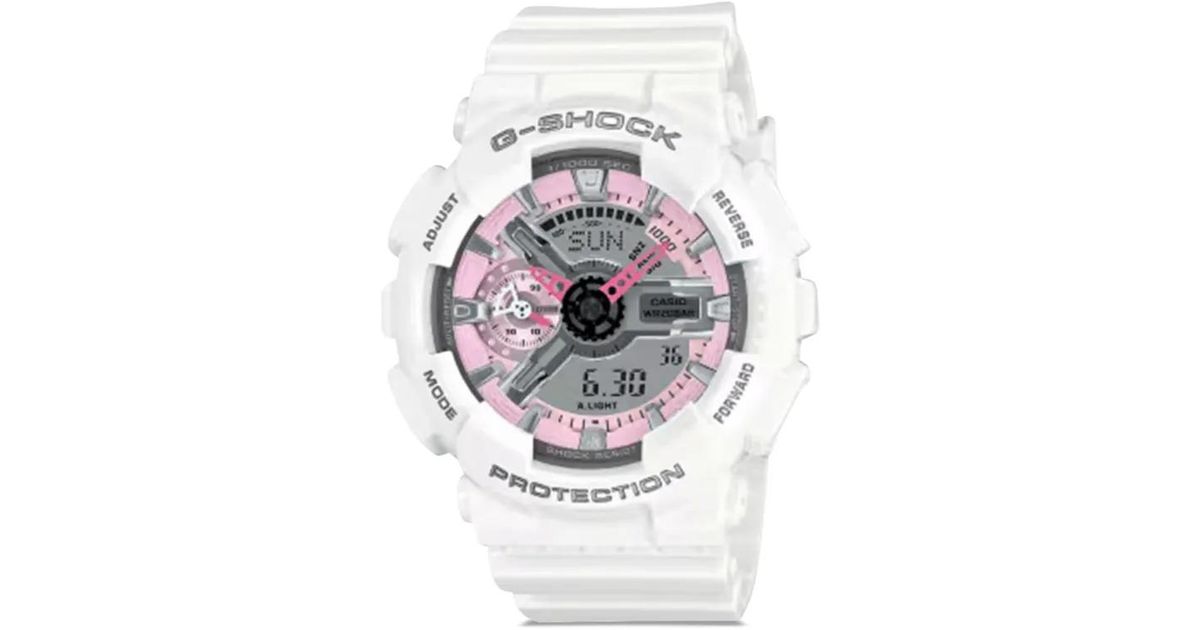 G-Shock Resin Analog-Digital "Gma-S100 Series" in White | Lyst