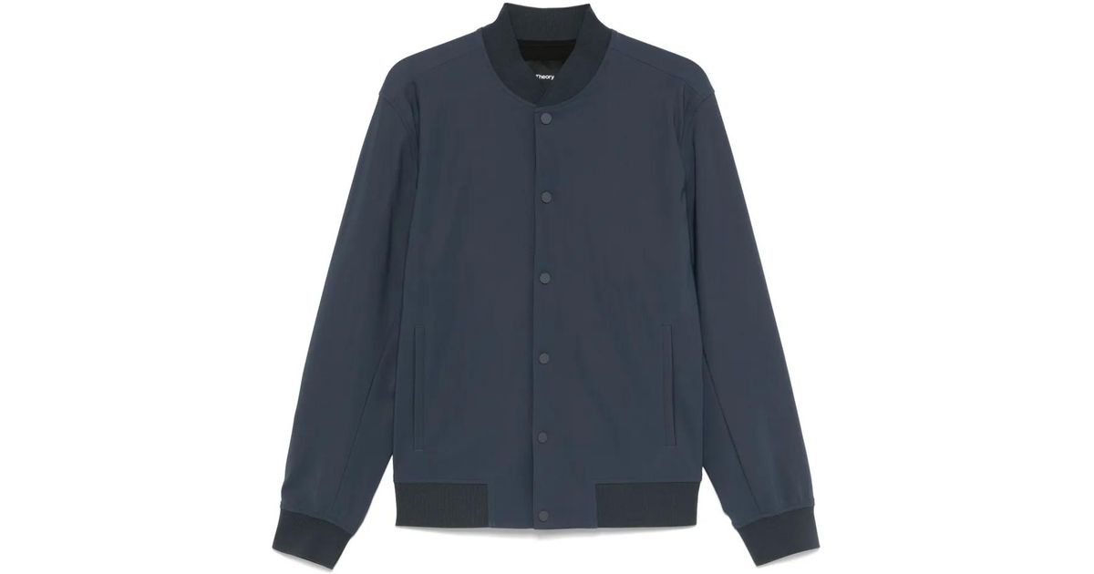 Theory Precision Ponte Jacket in Blue for Men | Lyst