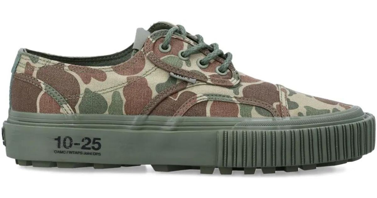 Vans Otw By X Wtaps X Oamc Seylynn Camouflage Platform Sneakers in ...