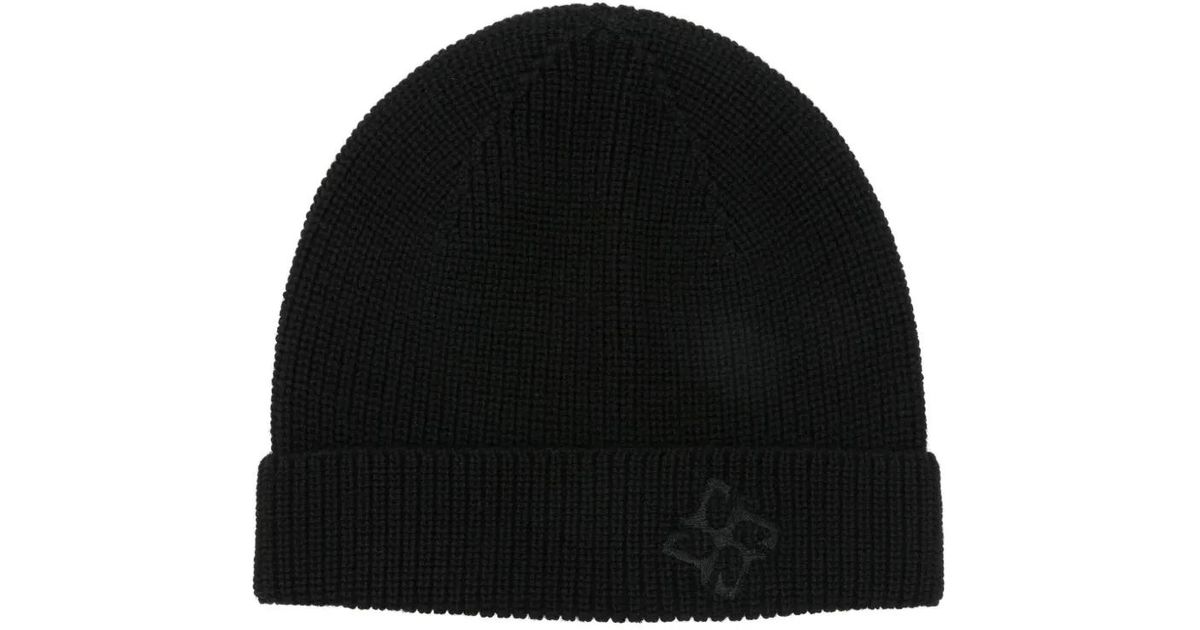 Tagliatore Logo-embroidered Beanie in Black for Men | Lyst UK