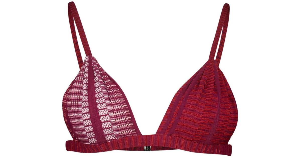 Zeus+Dione Aphrodite Textured Triangle Bra | Lyst