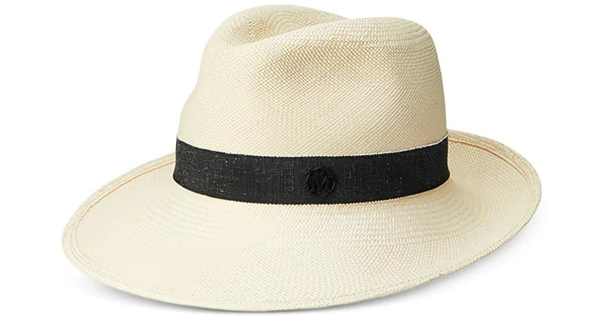 Maison Michel Eric Hat in White | Lyst UK