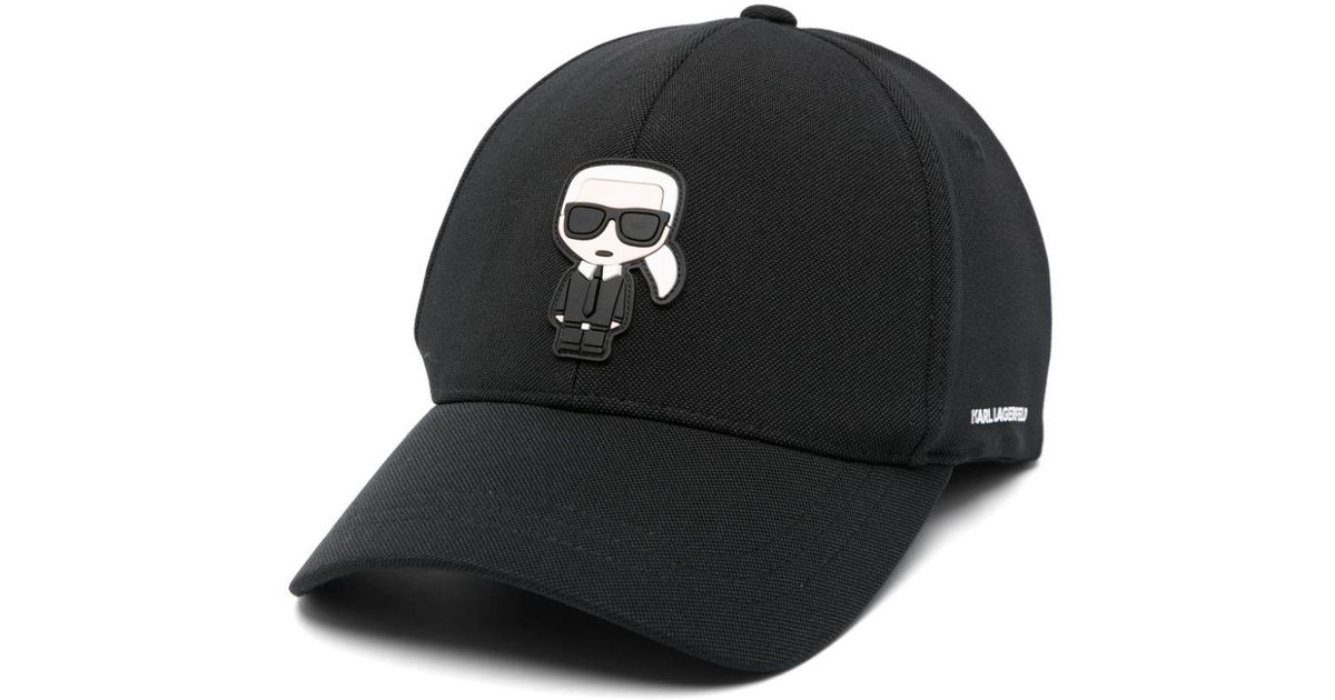 Karl Lagerfeld Ikonik Karl Cap in Black for Men | Lyst UK
