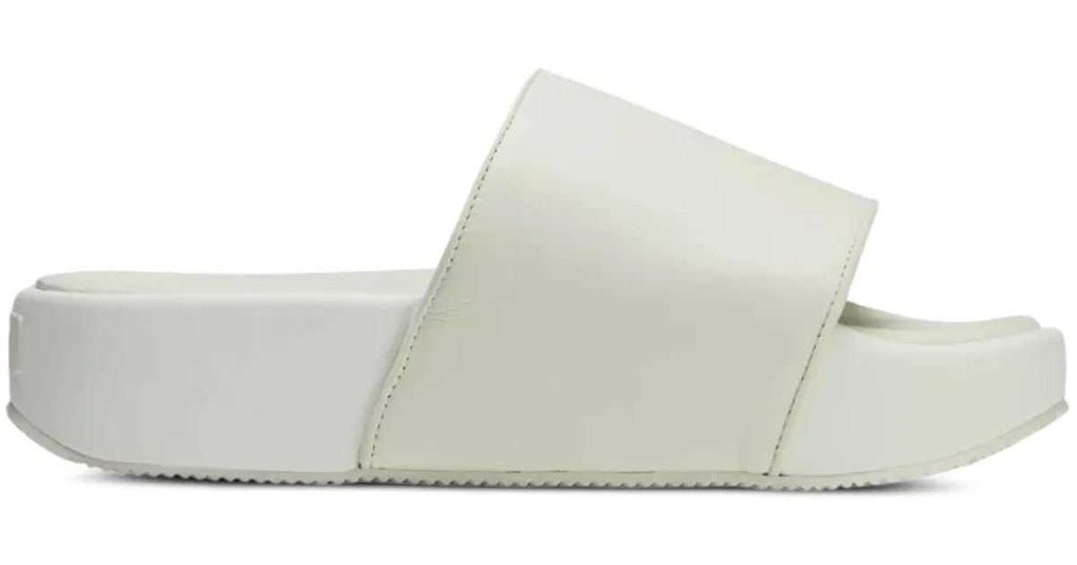 adidas Y-3 Slides in White for Men | Lyst UK