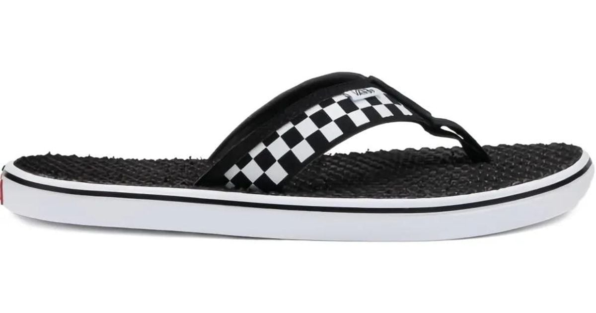 Vans La Costa Lite Flip-Flops in Black for Men | Lyst