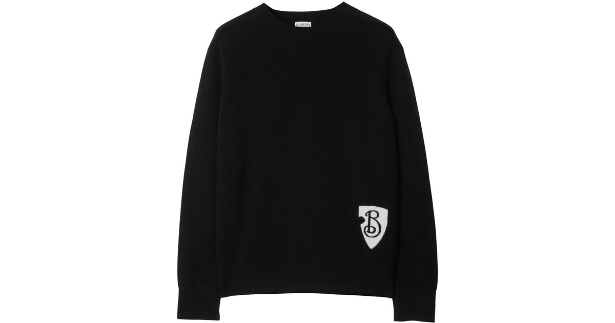 Burberry B Shield Jumper in Black for Men | Lyst