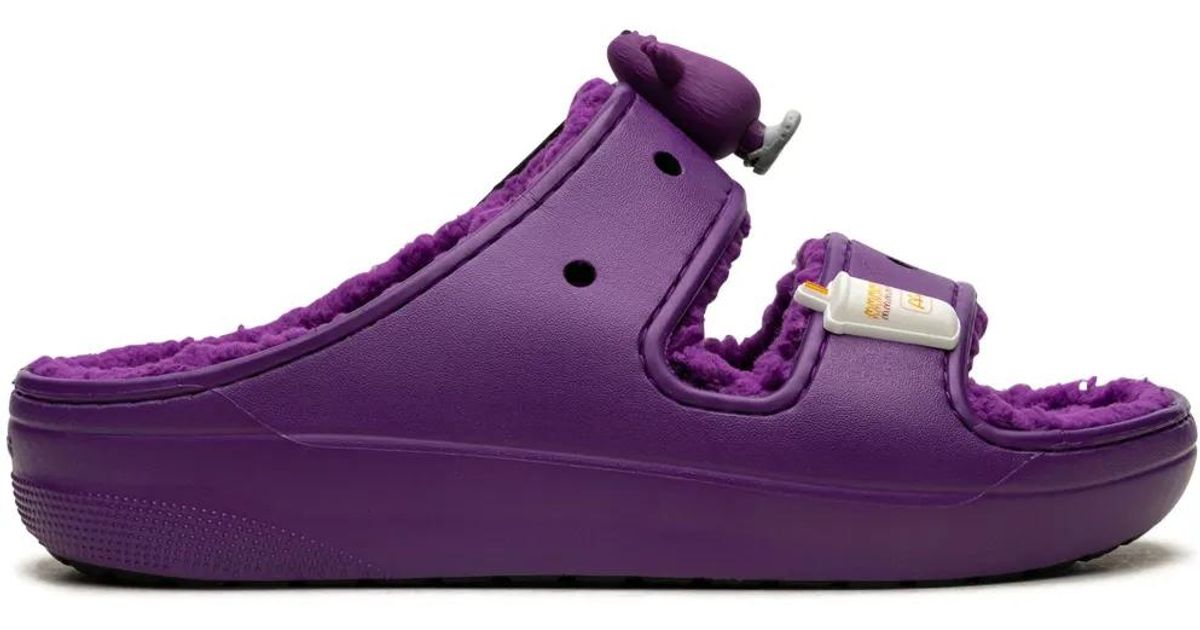 Crocs™ X Mcdonalds Grimace Cozzzy Sandals in Purple | Lyst