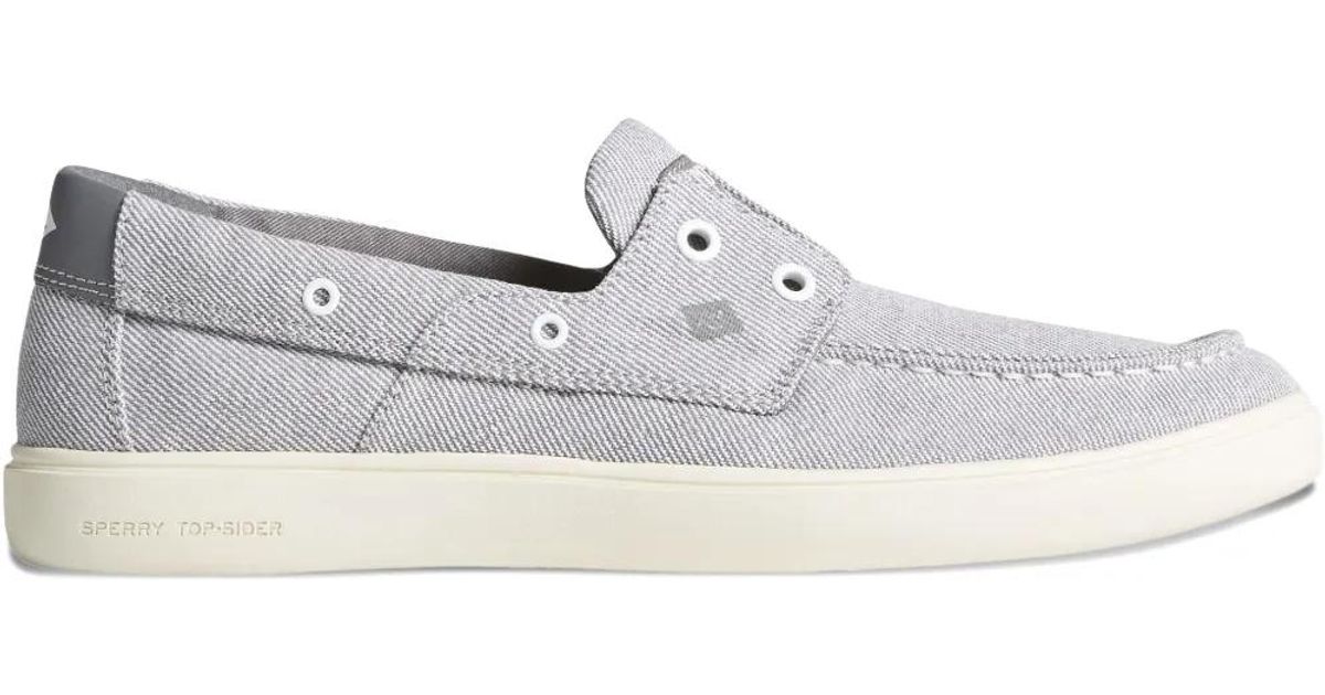 Sperry Top-Sider Outer Banks 2-Eye Boat Shoes in White | Lyst
