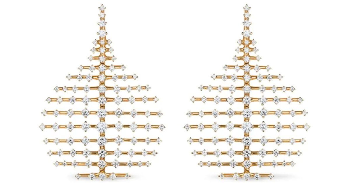 Fernando Jorge 18K Disco Diamond Earrings in White | Lyst