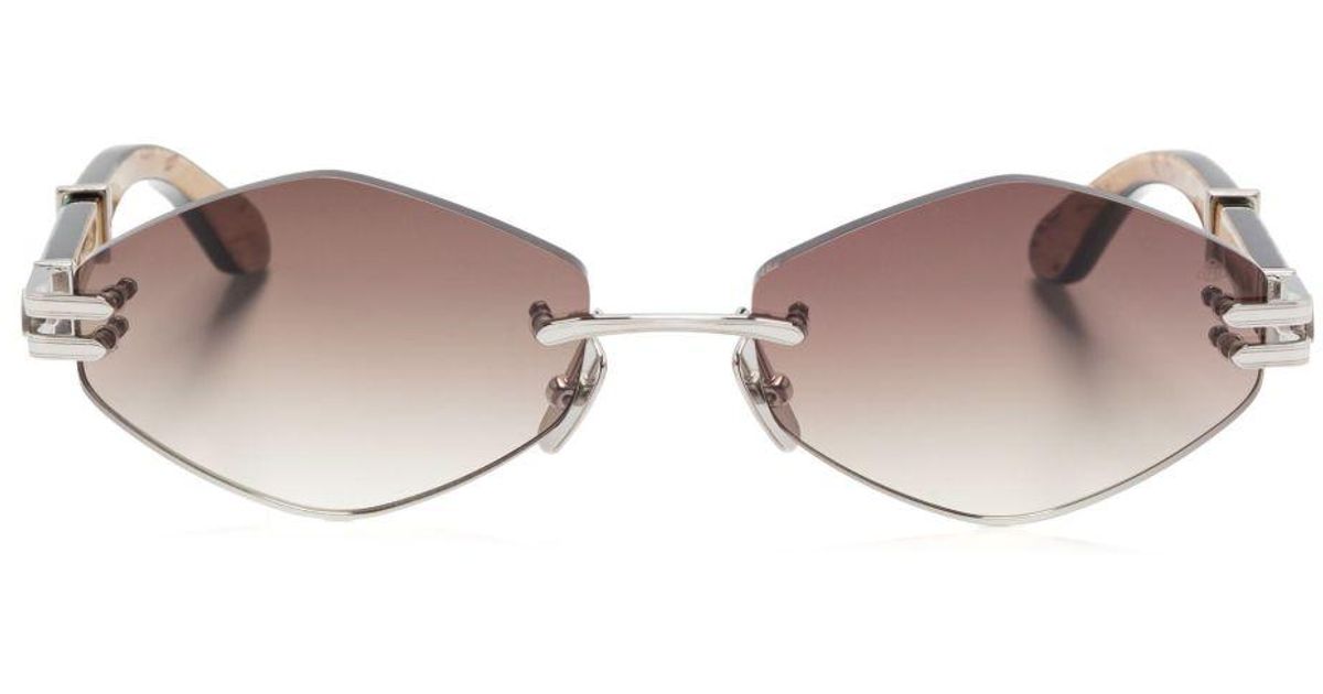 Maybach The Idol I Sunglasses in Metallic | Lyst UK