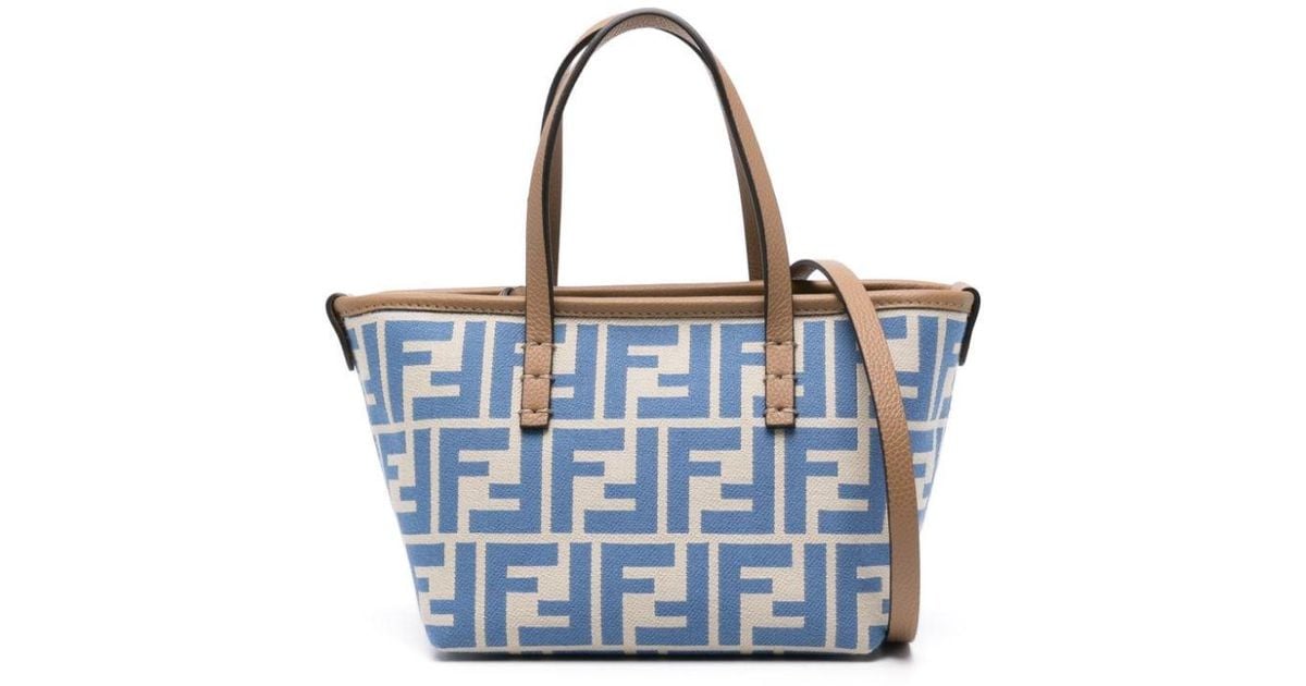 Fendi Roll Mini in Blue | Lyst