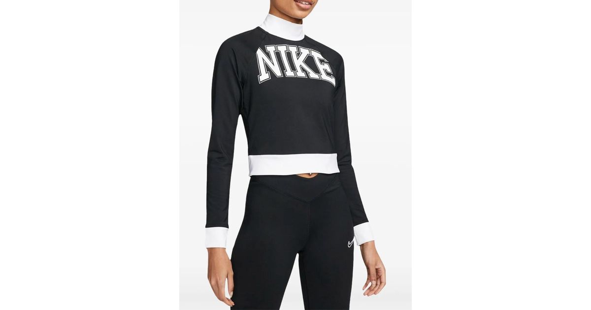 Nike Sportswear Team Top in Black | Lyst
