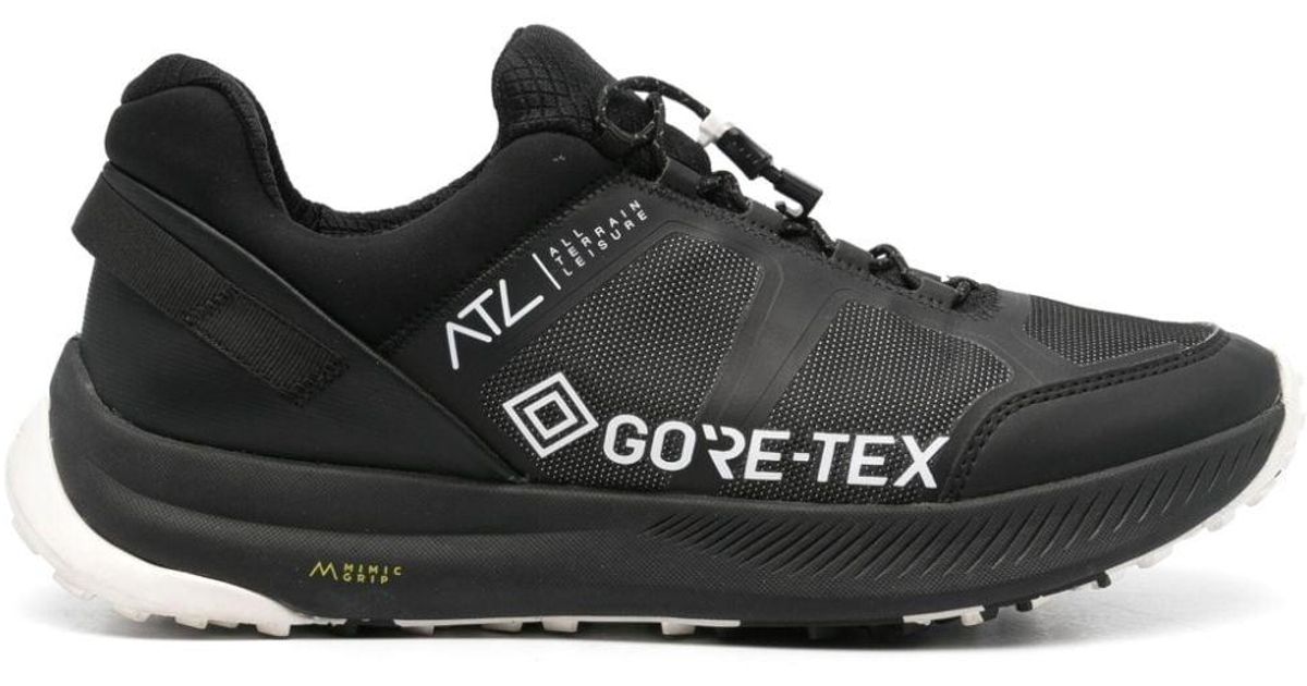 Clarks Atl Trail Lo Gtx Panelled-Design Sneakers in Black for Men | Lyst