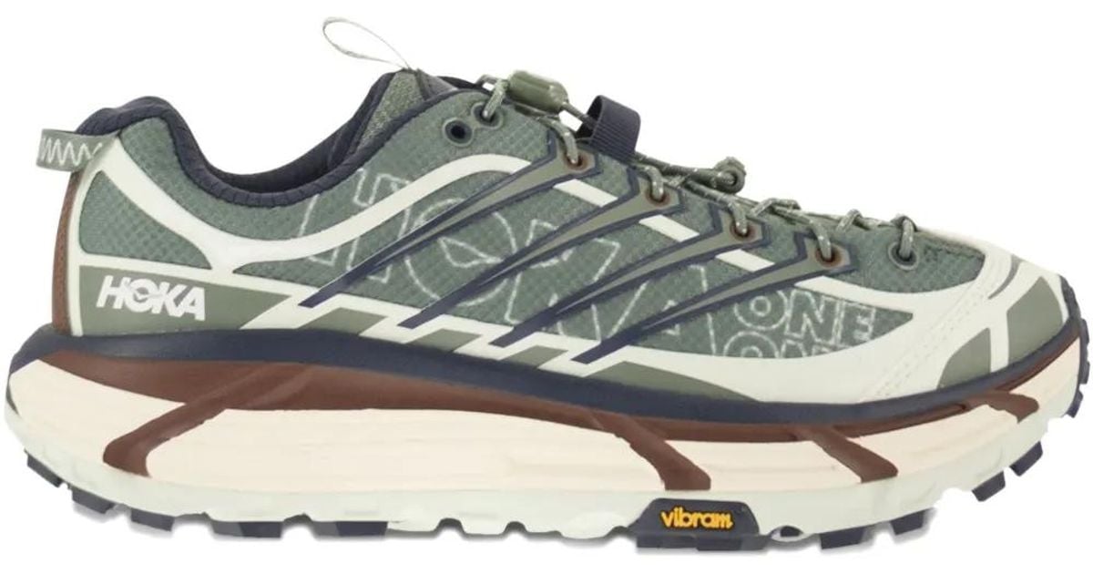 Hoka One One Gusseted Quick-Lacing Sneakers in Grey | Lyst UK