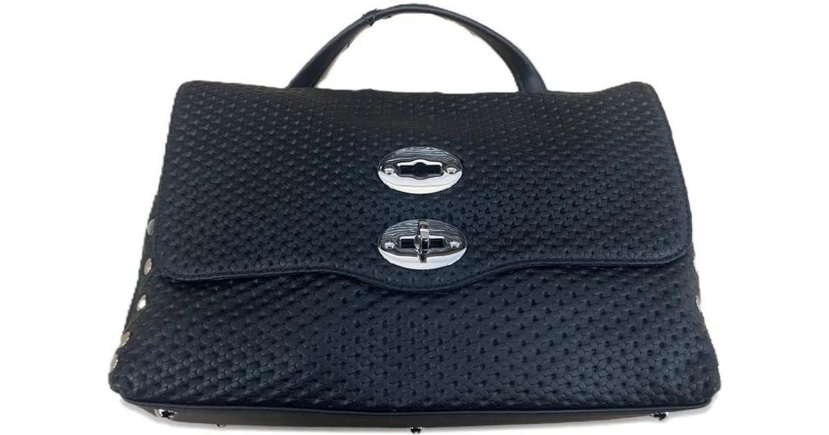 Zanellato Small Twist-Lock Tote Bag in Blue | Lyst UK