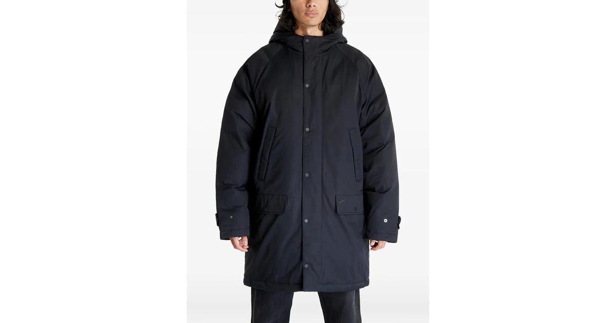 Nike Hooded-Insulated Coat in Blue for Men | Lyst UK