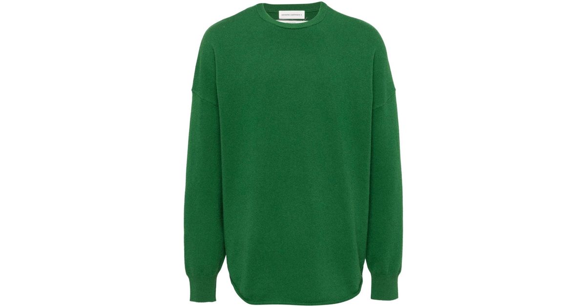 Extreme Cashmere Ec Crew Crop Knit Jumper in Green for Men | Lyst UK