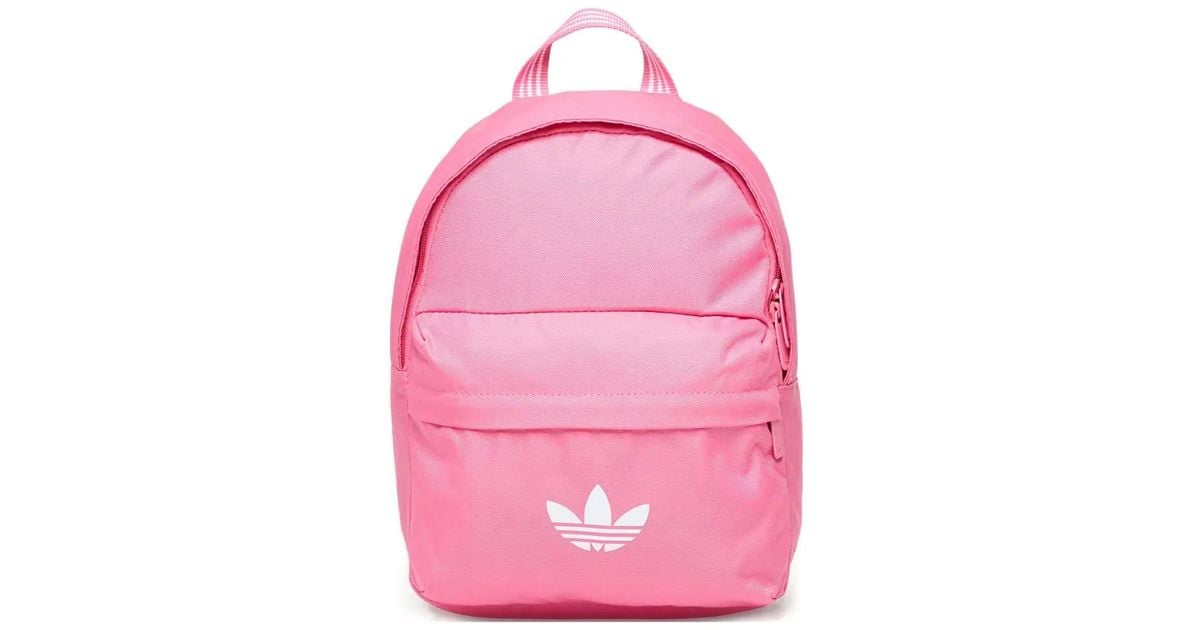 adidas Adicolor Small Backpack in Pink | Lyst UK