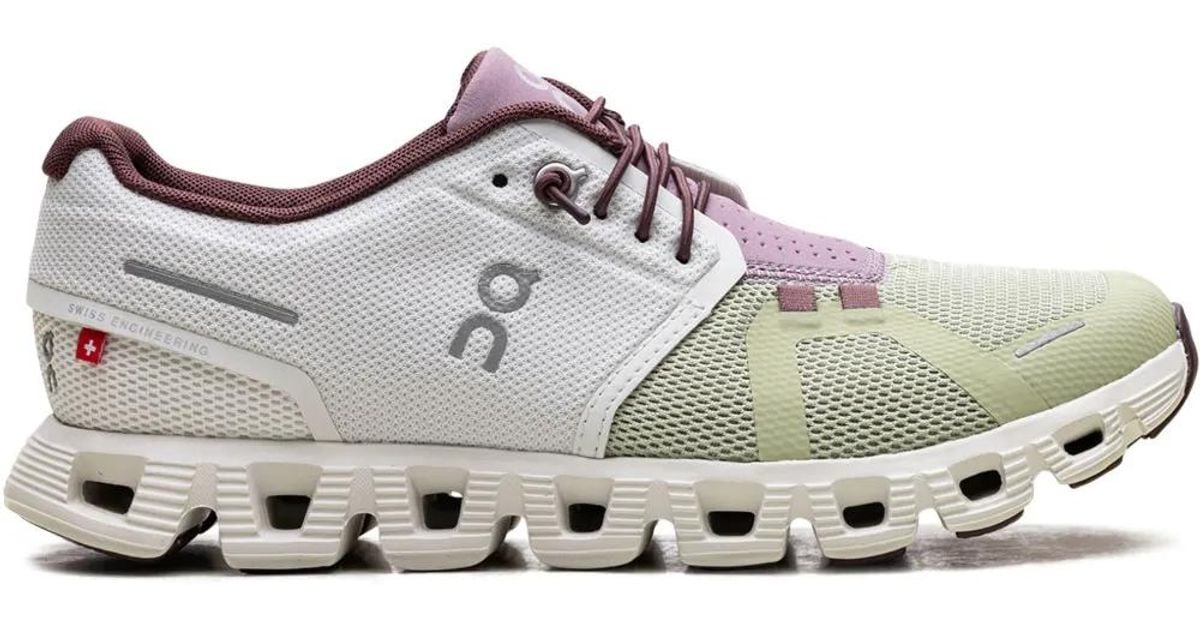 On Shoes Cloud 5 "Ice/Haze" Sneakers in Gray | Lyst