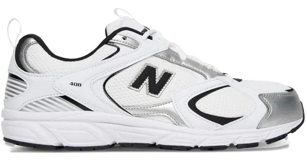 New Balance 408 Logo Sneakers in White for Men | Lyst UK