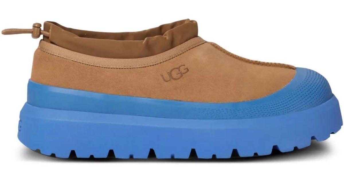 UGG Tasman Platform Suede Sneakers in Blue | Lyst UK