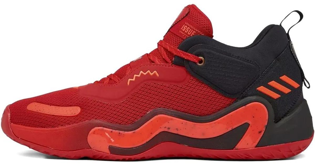 adidas D.O.N. Issue 3 "Scarlet/Core/Solar" Sneakers in Red | Lyst