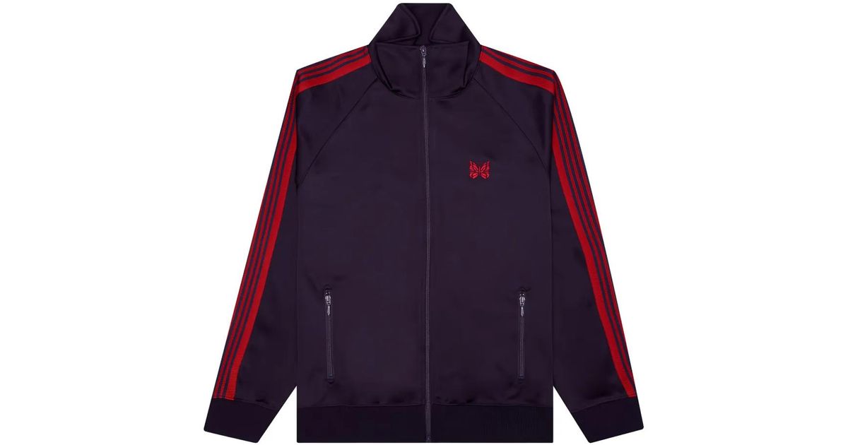 Needles Side-Stripe Butterfly-Embroidered Jacket in Blue for Men | Lyst UK