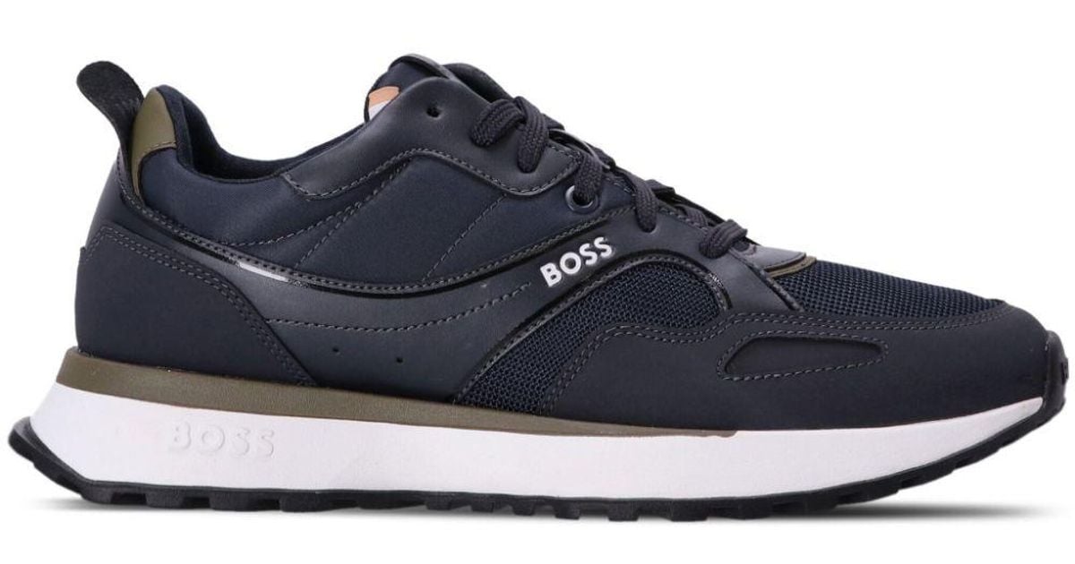 BOSS Jonah Runn Trainers in Blue for Men | Lyst UK