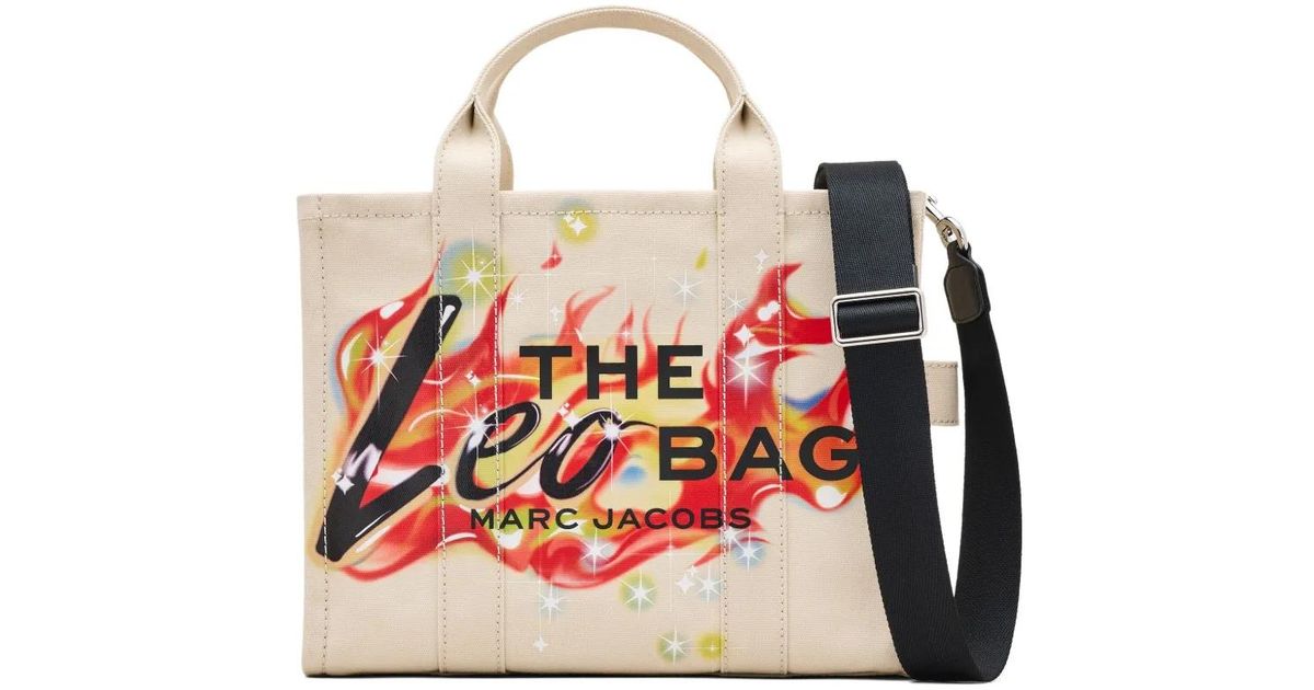 Marc Jacobs The Leo Medium Tote Bag in Red | Lyst