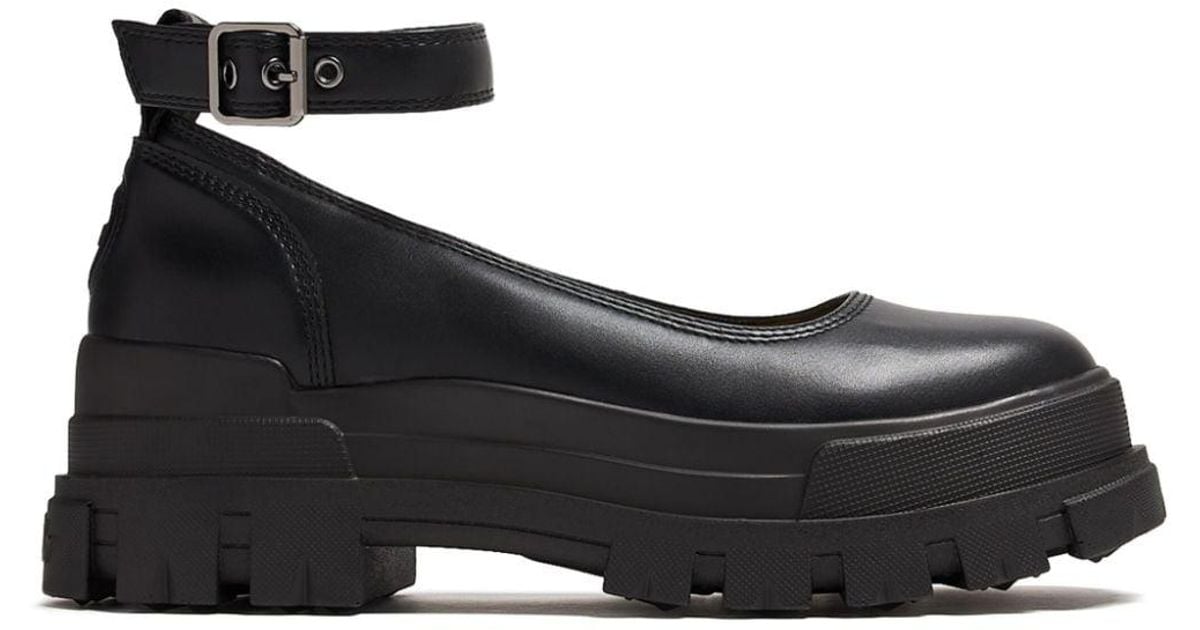 Buffalo Aspha Ballerina Shoes in Black | Lyst