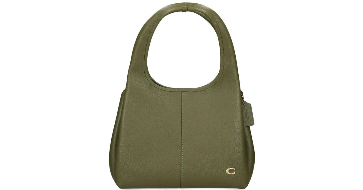 COACH Lana Leather Tote Bag in Green | Lyst