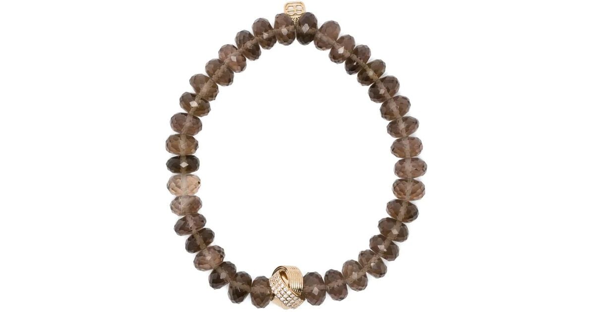 Sydney Evan Diamond Quartz Bracelet in Metallic | Lyst UK