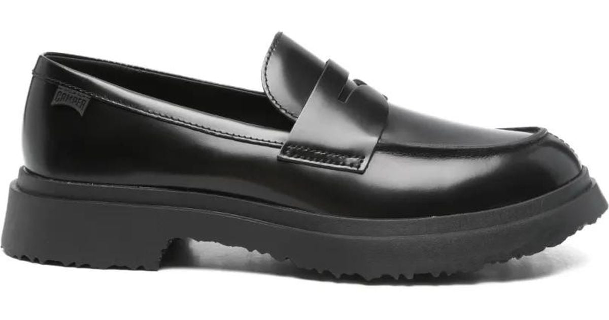 Camper Walden Penny-Strap Loafers in Black | Lyst UK