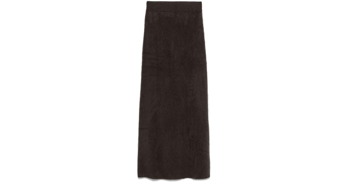 Almada Label Umi Maxi Skirt in Black | Lyst