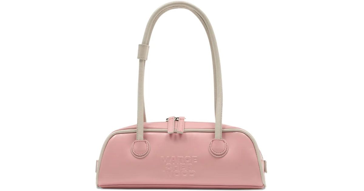 Marge Sherwood Logo-Motif Houlder Bag in Pink | Lyst