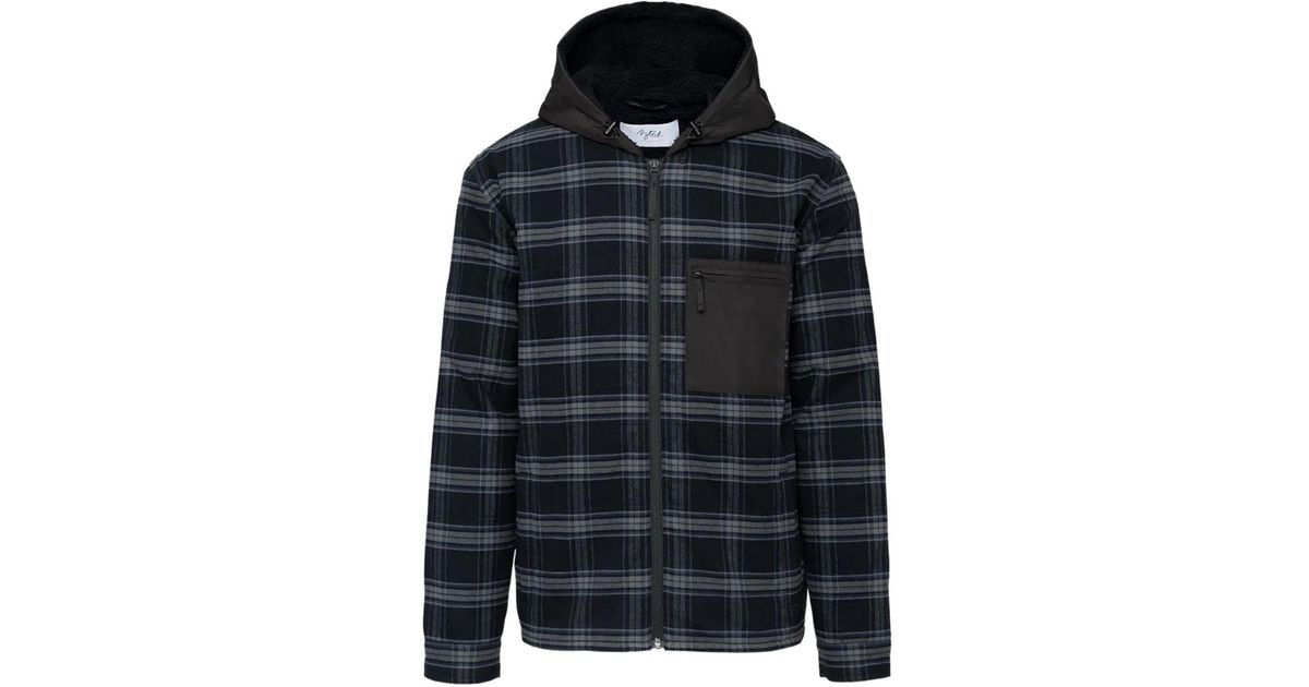 Aztech Mountain Loge Peak Hooded Jacket in Blue for Men | Lyst UK
