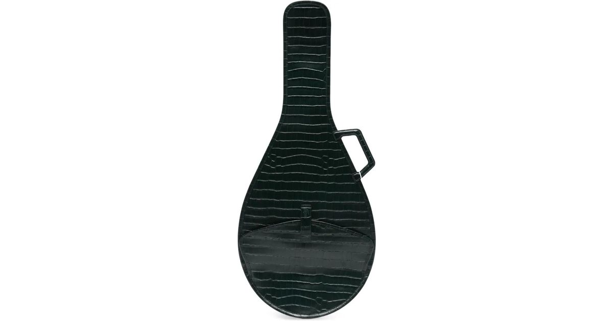Lacoste Croc-Embossed Racket Bag in Black | Lyst UK