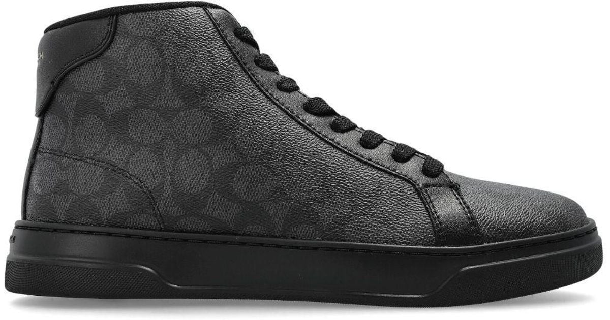 COACH High Line Sneakers in Black for Men | Lyst