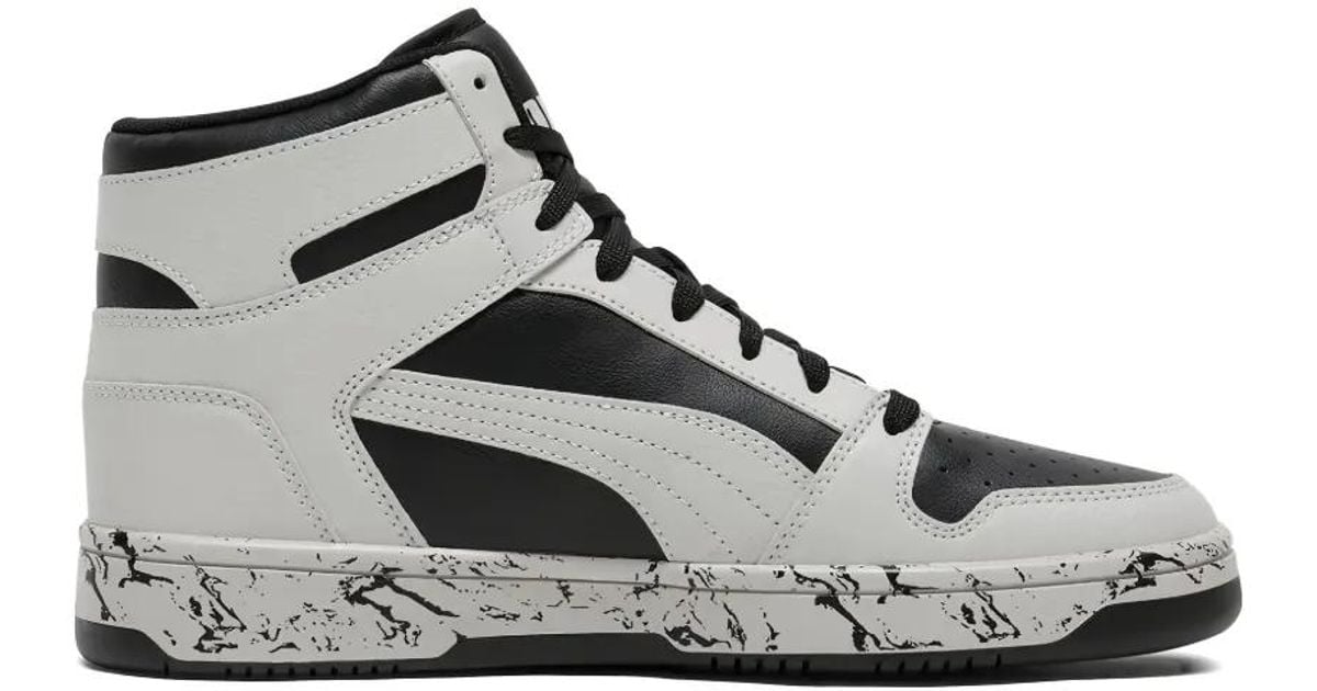 PUMA Marble Rebound Layup Sneakers in White for Men | Lyst UK