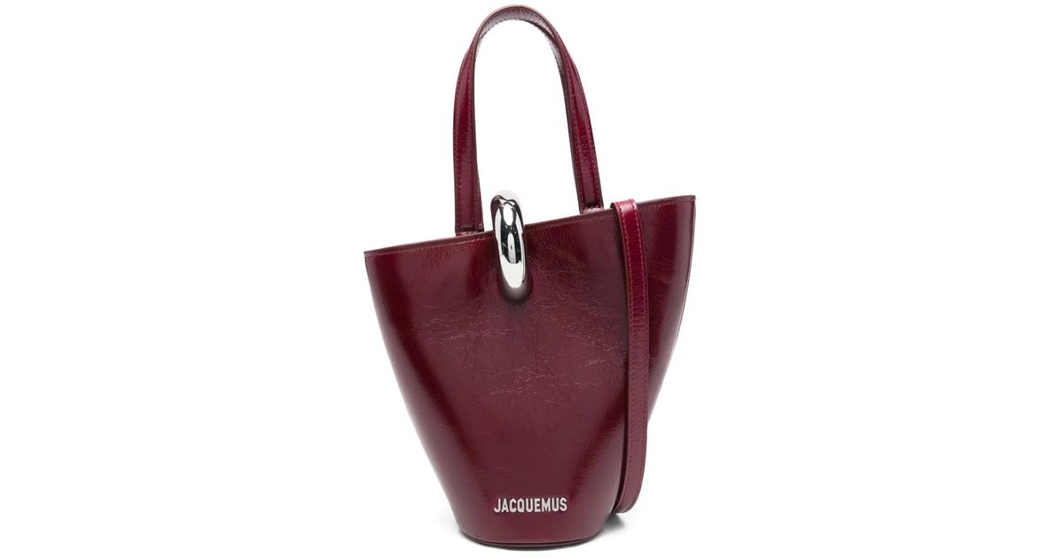 Jacquemus Bambola Tote Bag in Red | Lyst