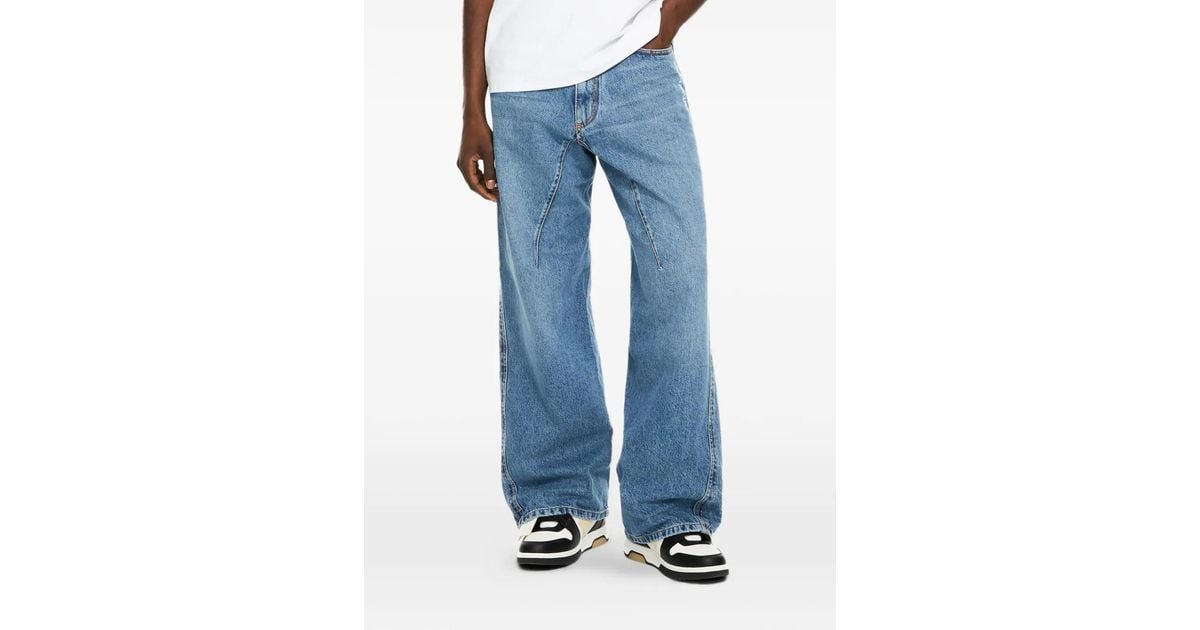 Off-White c/o Virgil Abloh Jeans in Blue for Men | Lyst UK