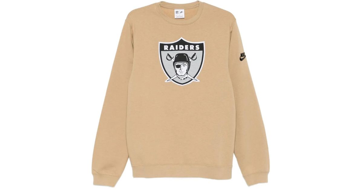 Nike X Nfl Las Vegas Raiders Swing Pass Rewind Club Sweatshirt in ...