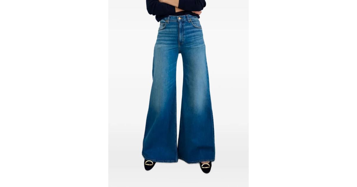 Jamie Haller Palazzo Jeans in Blue | Lyst UK